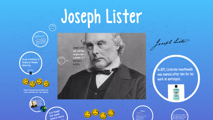 Joseph Lister Facts Summary Biography Discoveries