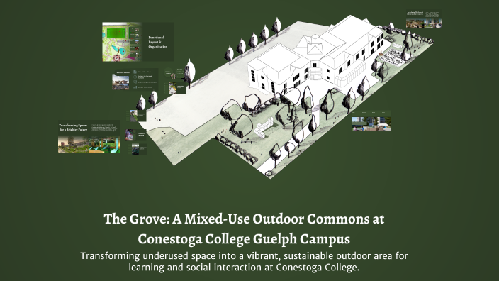 The Grove: A Mixed-Use Outdoor Commons at Conestoga College Guelph ...