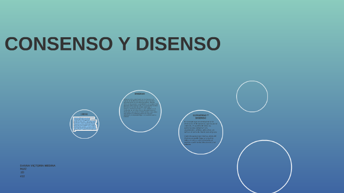CONSENSO Y DISENSO by danna victoria on Prezi