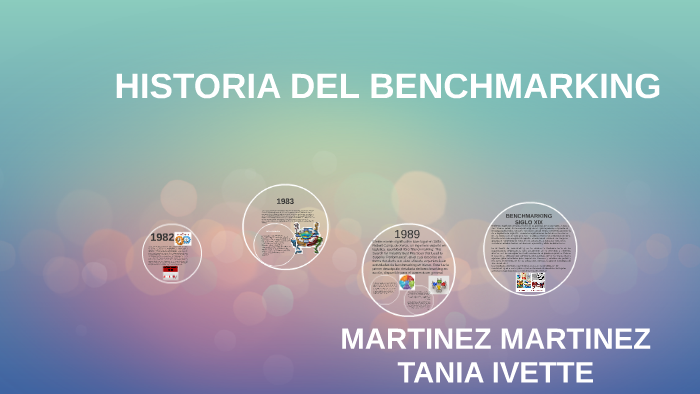 La historia del benchmarking es relativamente breve. En 1982 by tania ...