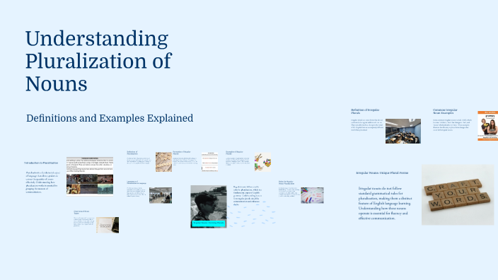 Understanding Pluralization of Nouns by Ronnie Jr Cayomo on Prezi