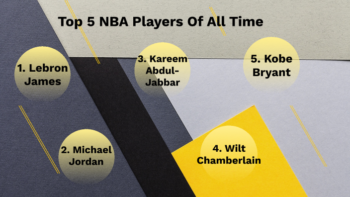 Top 5 NBA Players Of All Time by Marcus Peterson on Prezi