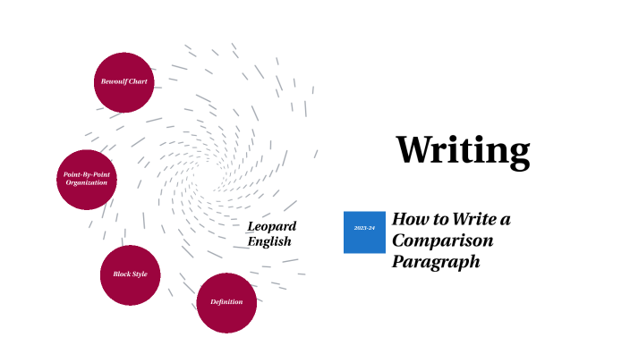 How to Write a Comparison Paragraph by Donna Leopard on Prezi