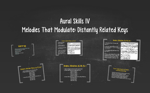 Melodies That Modulate to Distantly Related Keys by Andrea Keil on Prezi