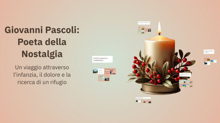 Giovanni Pascoli: Poeta della Nostalgia by Matteo Amadei on Prezi