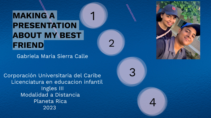 MAKING A PRESENTATION ABOUT MY BEST FRIEND by Gabriela maria sierra ...