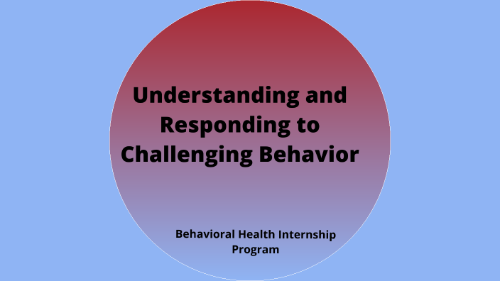 MLA-Understanding and Responding to Challenging Behavior by Heather ...