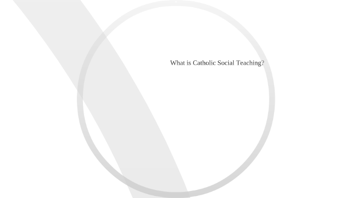 Catholic Social Teaching by Mrs. Teshima on Prezi