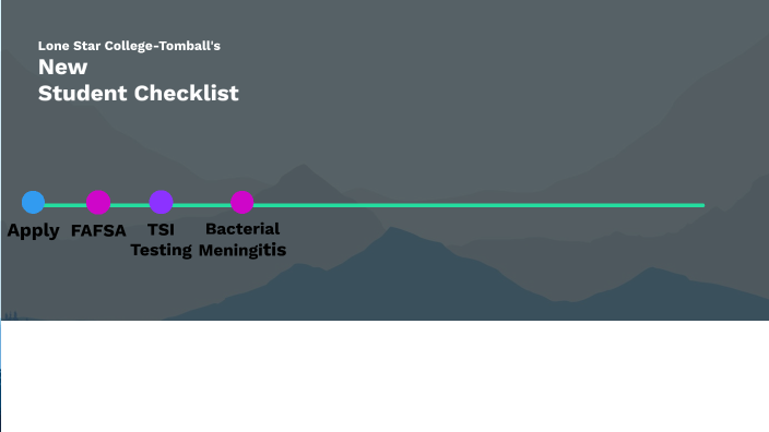 New Student Checklist by Robyn Burford on Prezi