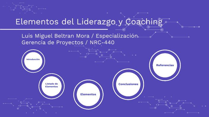 Elementos del Liderazgo y Coaching by luis Miguel Beltran Mora on Prezi