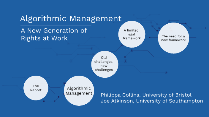 Algorithmic Management by Philippa Collins on Prezi