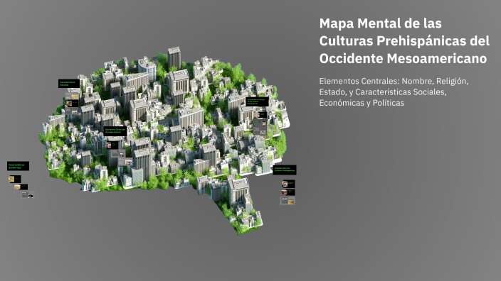 Mapa Mental de las Culturas Prehispánicas del Occidente Mesoamericano by XOCHITL CITLALLI AVALOS ...