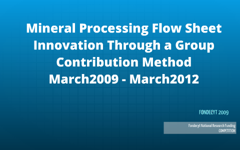 Mineral Processing Flow Sheet Innovation Through a Group Con by ...