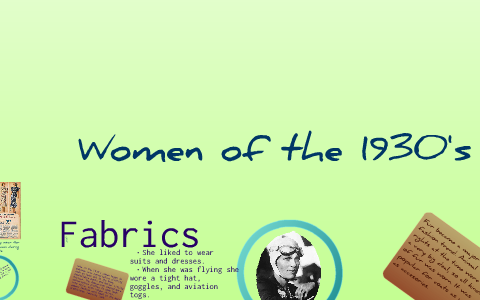 Women of the 1930's by Kelly Smith on Prezi
