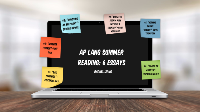 AP Lang Summer Reading by Rachel Liang (2021) on Prezi
