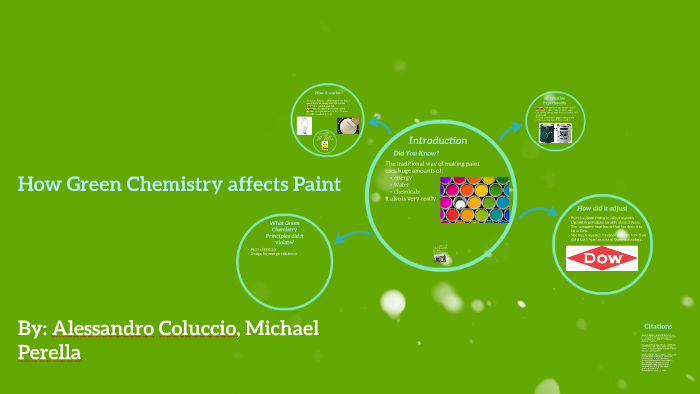 Green Chemistry Paint by michael perrella on Prezi