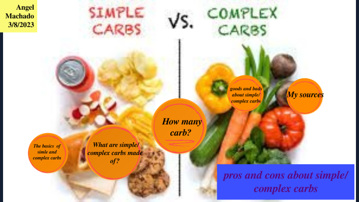pros and cons about simple/complex carbs by Angel Machado-Gonzalez on Prezi