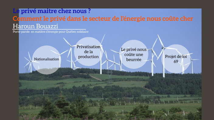 Le privé maitre chez nous by Haroun Bouazzi on Prezi