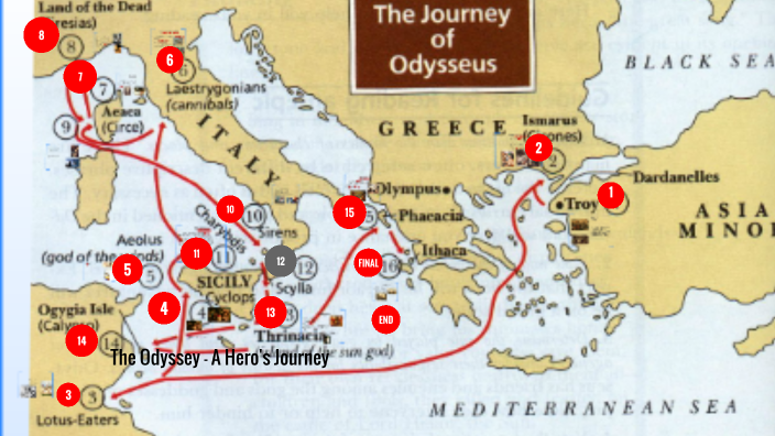 The Odyssey - Hero's Journey Map by OÑA, REYMARK S. on Prezi
