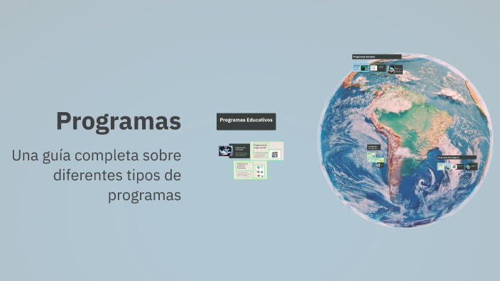 Programas by Mariaguadalupe Mateo on Prezi