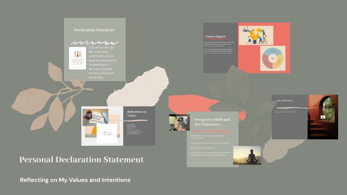 Personal Declaration Statement by Lauren Cornell on Prezi