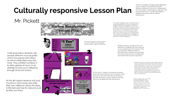 Harlem Renaissance Lesson Plan by David Pickett on Prezi