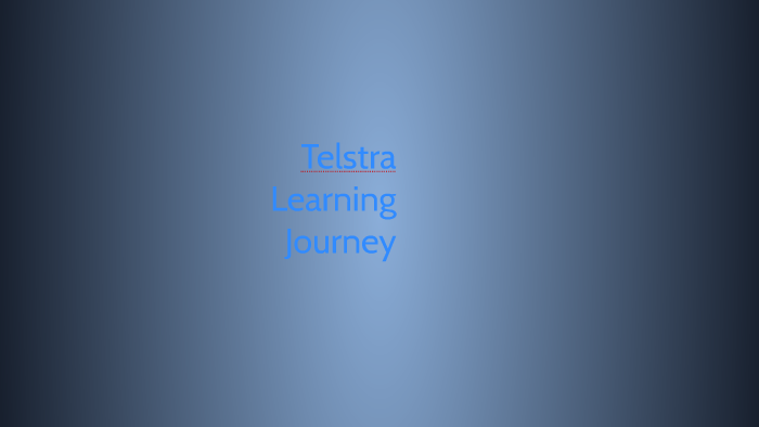 Telstra Learning Journey by Marco Servidad on Prezi