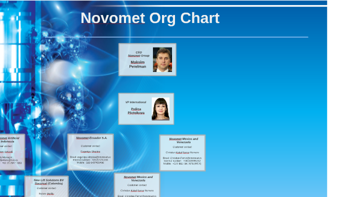 Novomet Org Chart by Svetlana Obukhovich on Prezi