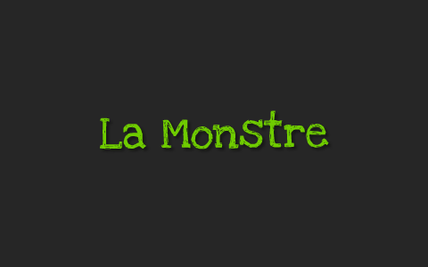 French: Monster Project! by Isabelle Moy on Prezi