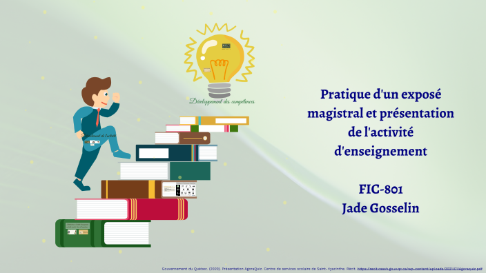 Pratique d'un Exposé Magistral by Jade Gosselin on Prezi