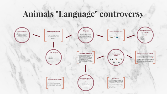 To what extent can we know if animals have language by on Prezi