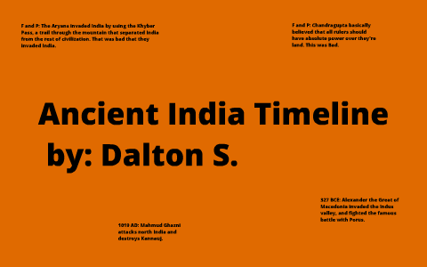 Ancient India Timeline by Dalton Stewart on Prezi