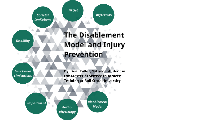 Injury Prevention and the Disablement Model by Deni Roller on Prezi