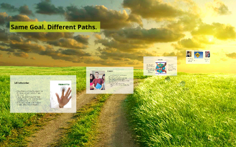 Same Goal. Different Paths. by Alex Pannell on Prezi