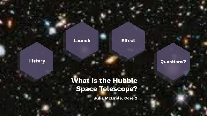 What is the Hubble Space Telescope? by Julia McBride on Prezi