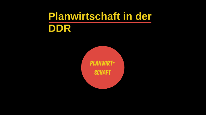 Planwirtschaft DDR by Thomas Merkel on Prezi