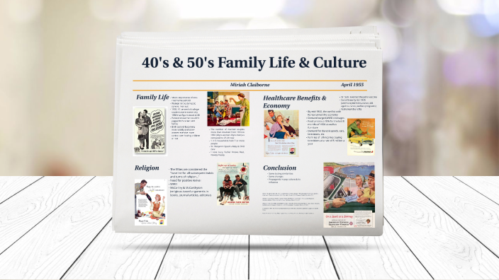 Mass Culture & Family Life 40's & 50's by Miriah Claiborne on Prezi