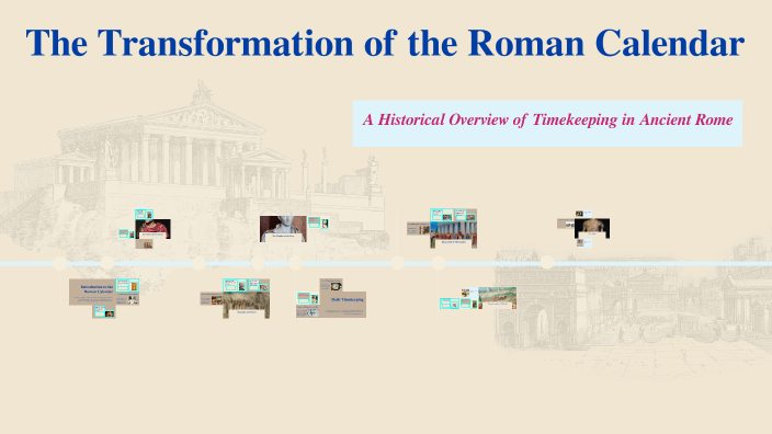 The Transformation of the Roman Calendar by Sinead Buckley on Prezi