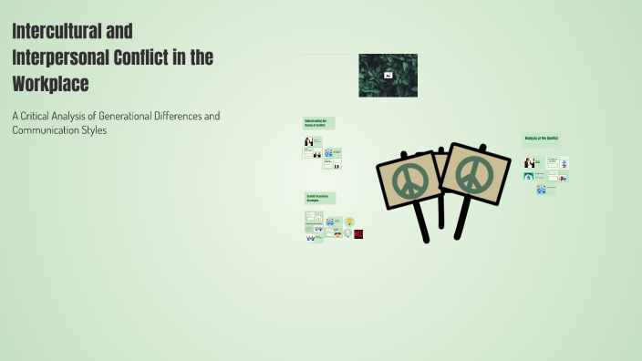 Intercultural and Interpersonal Conflict in the Workplace by Arta ...