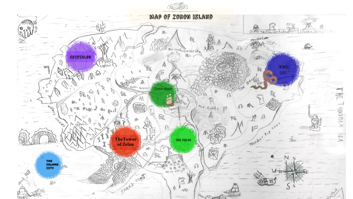 Map of Zoron Island by Oliver LAURENCE on Prezi