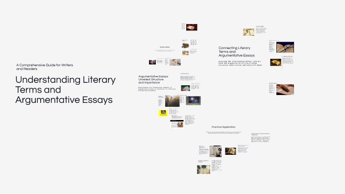 Understanding Literary Terms and Argumentative Essays by Maria Witchey ...
