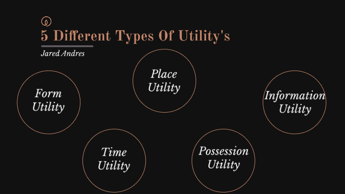5 Different Types Of Utility's by Jared Andres [STUDENT] on Prezi
