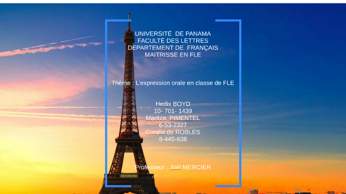 1. Définition l’expression orale by Brian Ruiz on Prezi