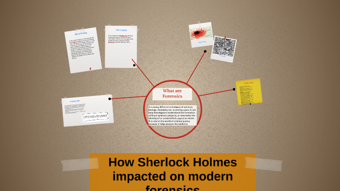 How Sherlock Holmes impacted on modern forensics by Breanna Ledbetter ...
