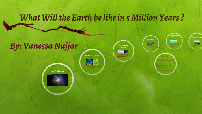 What Will the Earth be like in 5 Million Years ? by Vanessa Najjar on Prezi