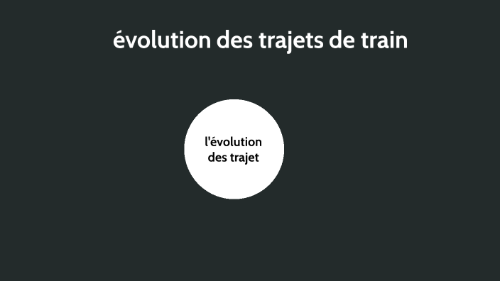 évolution du train by Arthur salas on Prezi