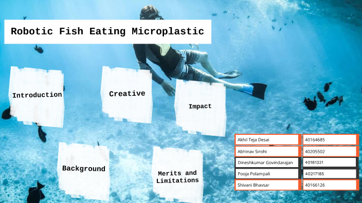 Robotic Fish Eating Microplastic by hrf fh on Prezi