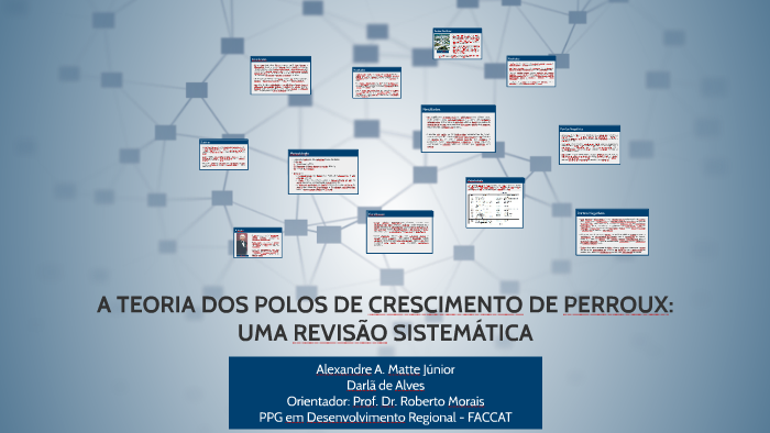 A TEORIA DOS POLOS DE CRESCIMENTO DE PERROUX: UMA REVISÃO SI by ...
