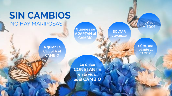TALLER Sin cambios no hay mariposas by araceli urueta on Prezi