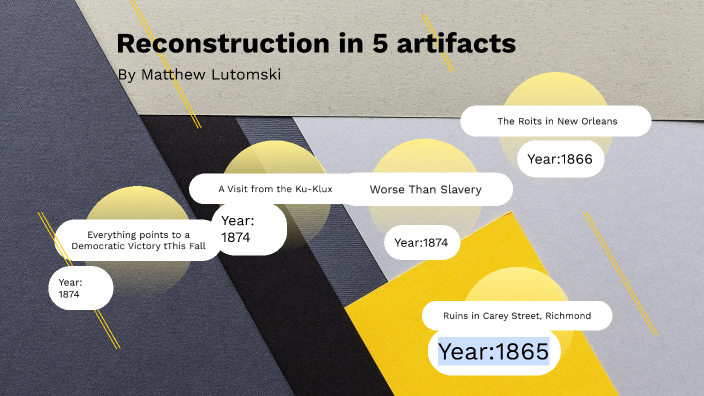 Reconstruction artifacts by Matthew Lutomski on Prezi